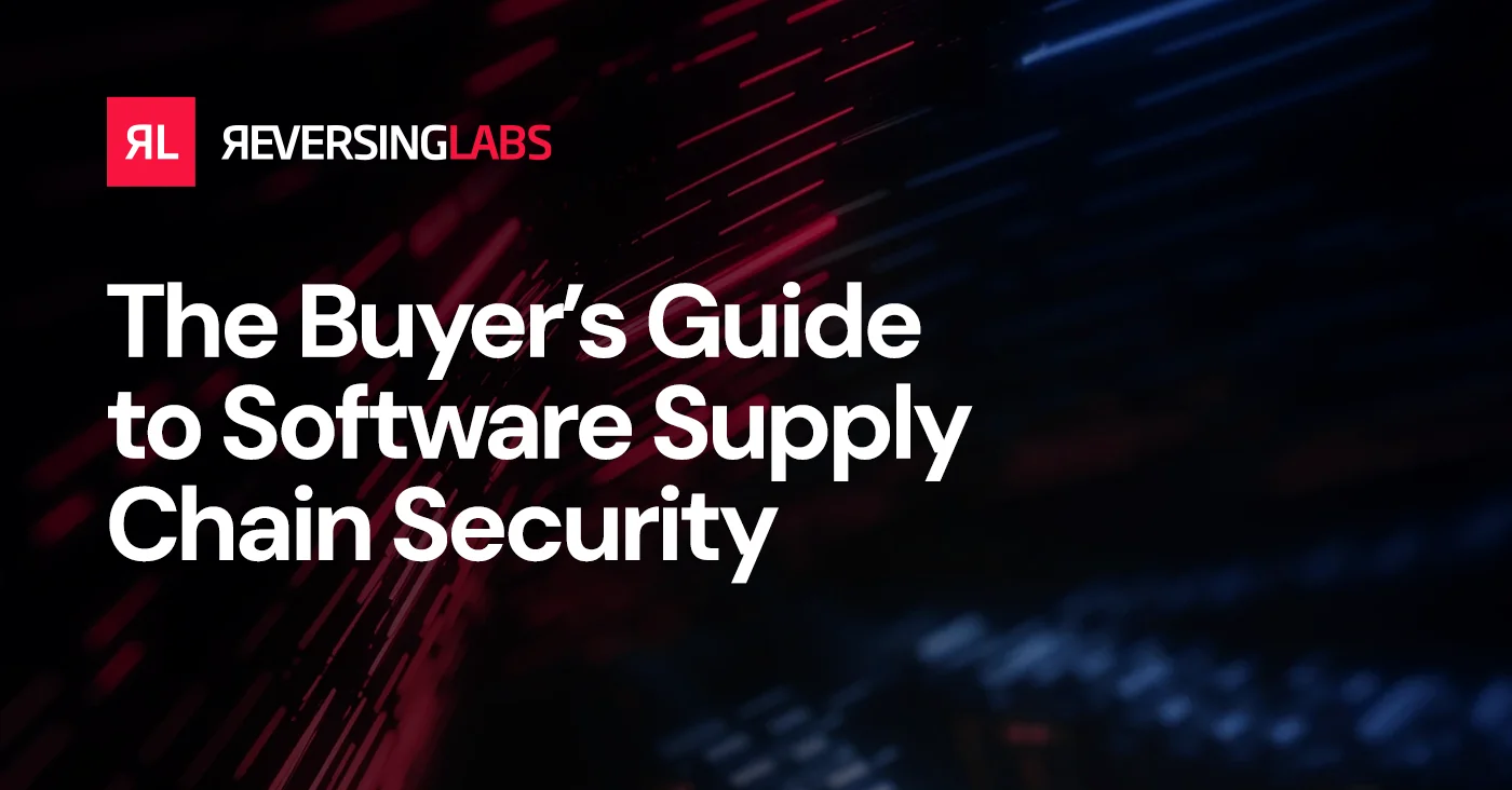 Software Supply Chain Security And Threat Intelligence Reversinglabs